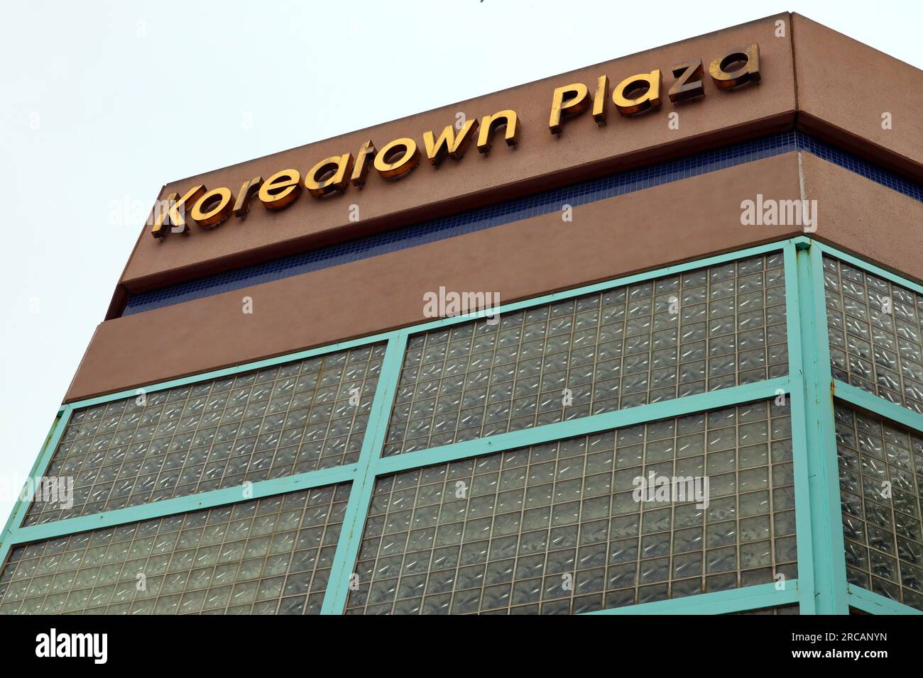 Los Angeles, California: view of KOREATOWN a neighborhood in central ...