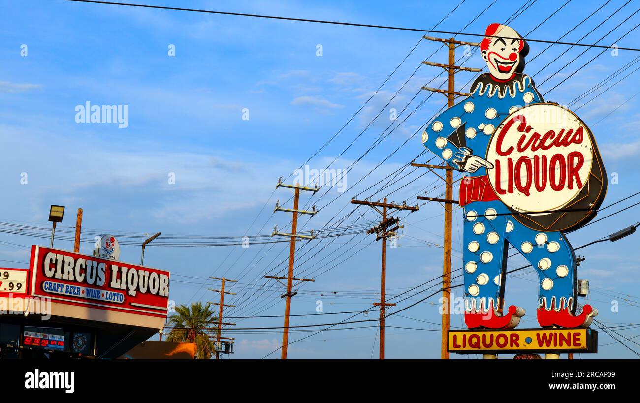 North Hollywood, California: Circus Liquor Store on Vineland Avenue ...