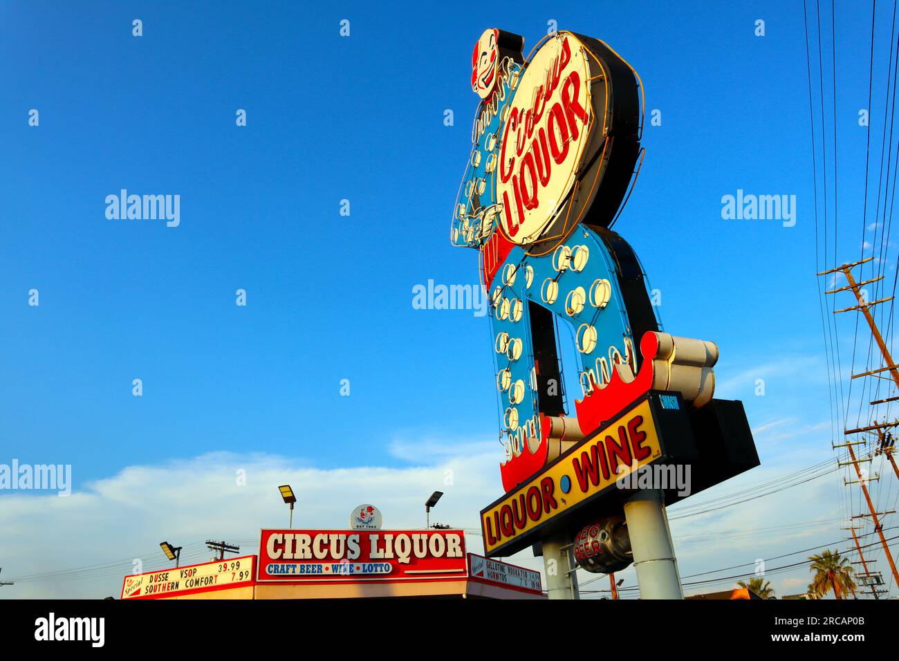North Hollywood, California: Circus Liquor Store on Vineland Avenue ...