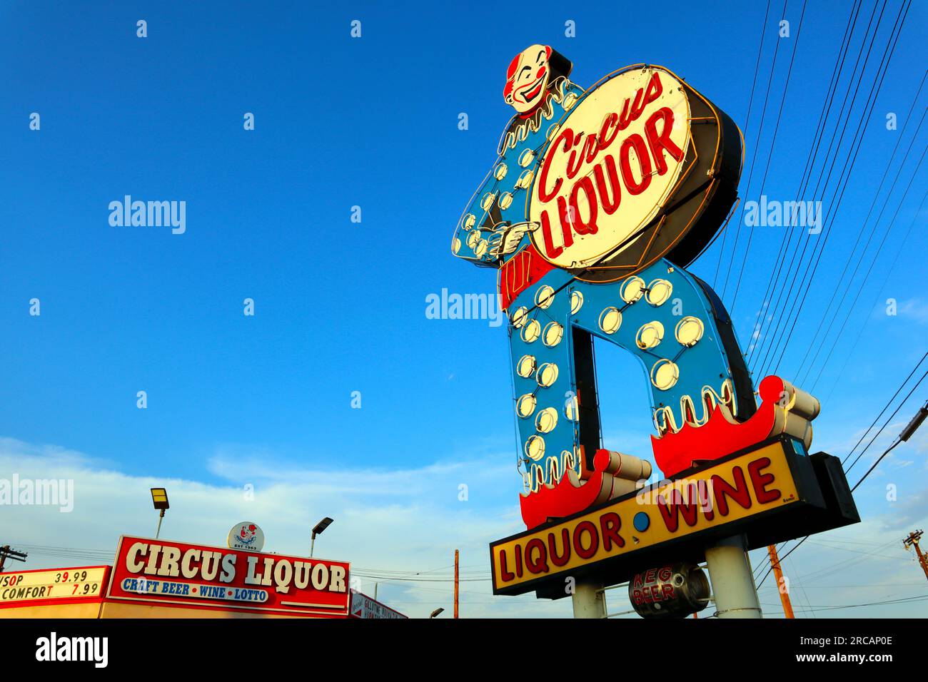 North Hollywood, California: Circus Liquor Store on Vineland Avenue ...