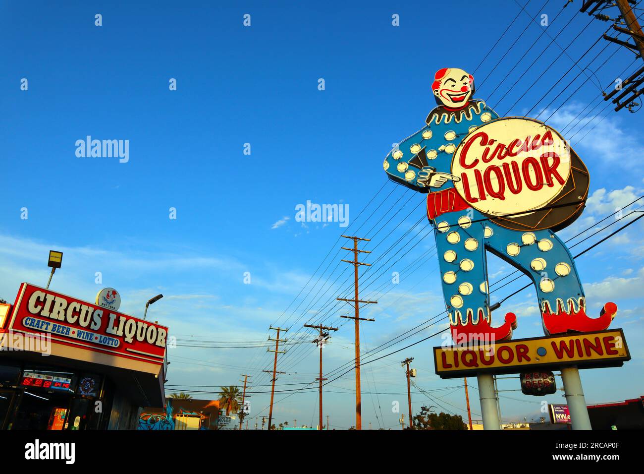 North Hollywood, California: Circus Liquor Store on Vineland Avenue ...