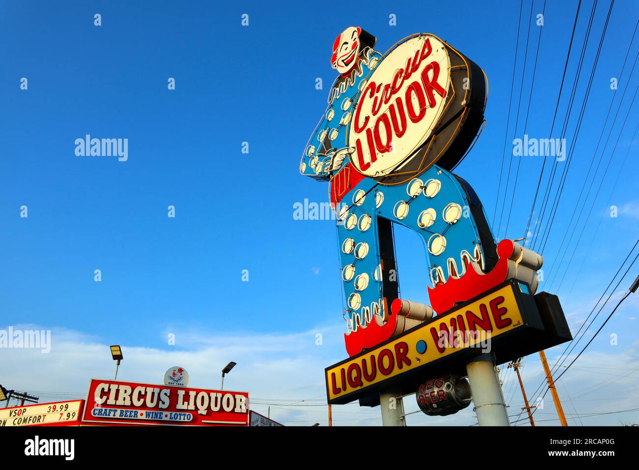 North Hollywood, California: Circus Liquor Store on Vineland Avenue ...
