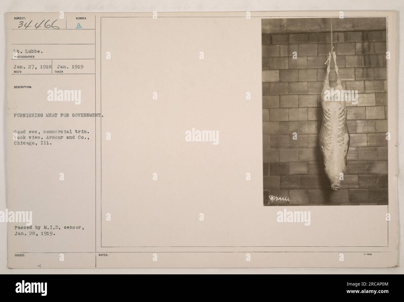 Meat provision for government hi-res stock photography and images - Alamy