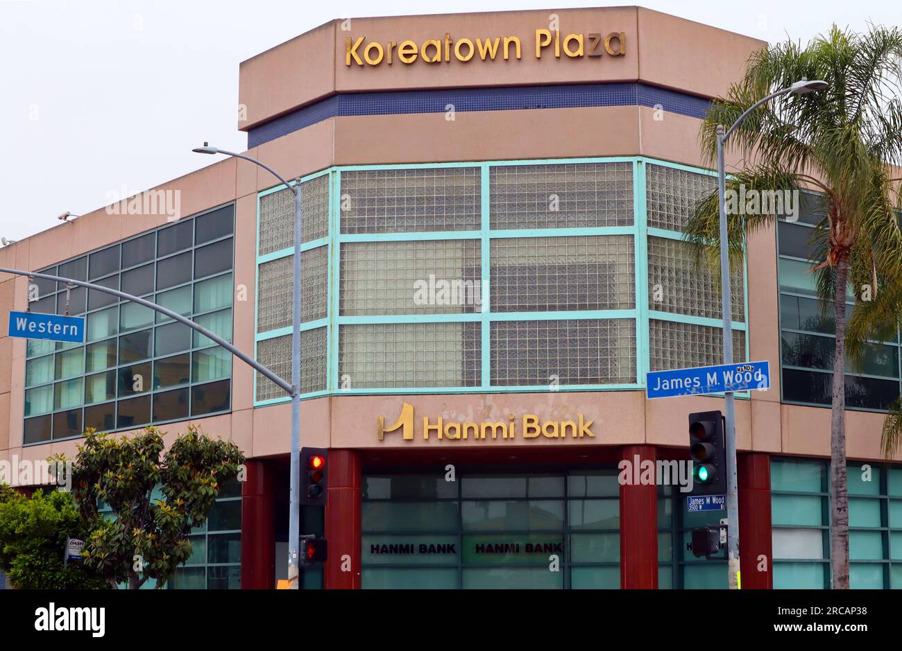 Los Angeles, California: view of KOREATOWN a neighborhood in central ...