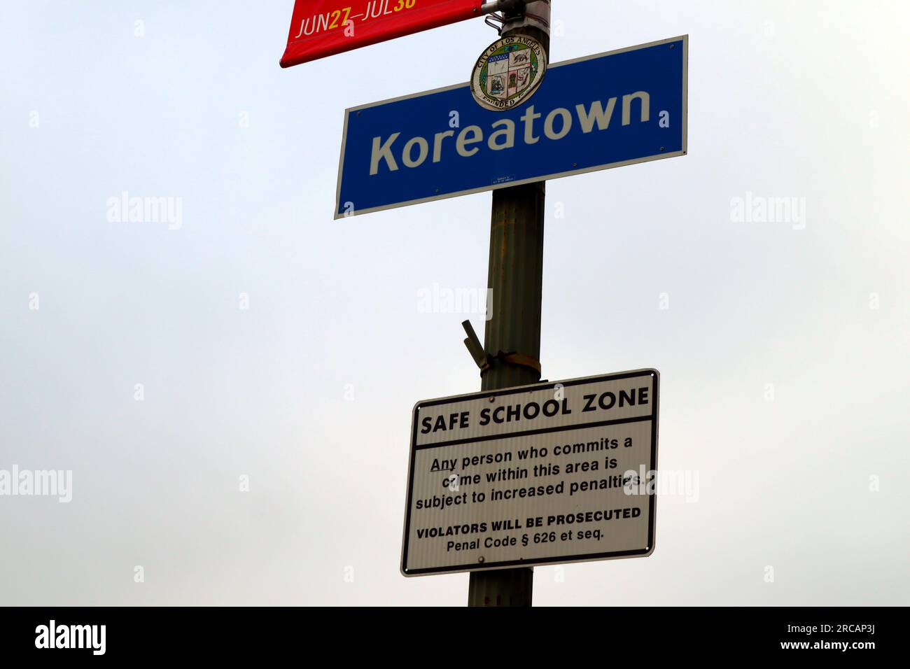 Koreatown los angeles koreatown plaza hi-res stock photography and ...