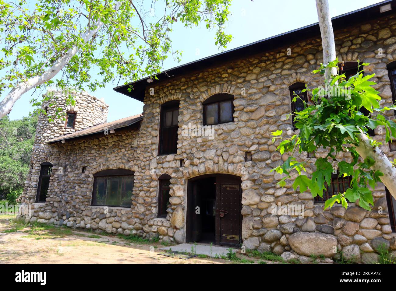 Los Angeles, California: Lummis Home - El Alisal. Rustic Stone House ...