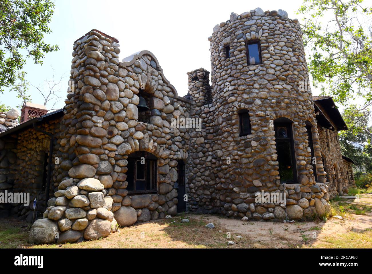 Los Angeles, California: Lummis Home - El Alisal. Rustic Stone House ...