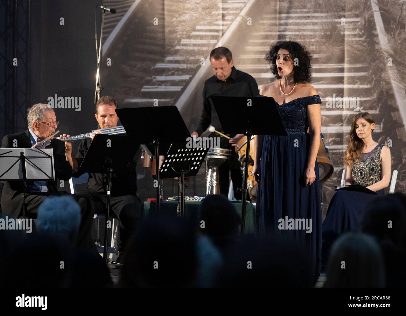 Prague, Czech Republic. 13th July, 2023. Czech composer and flutist ...