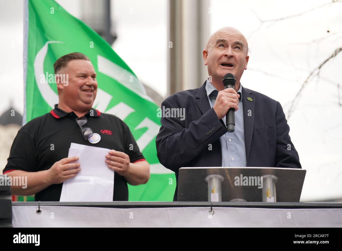 Rail, Maritime and Transport (RMT) union general secretary Mick Lynch ...