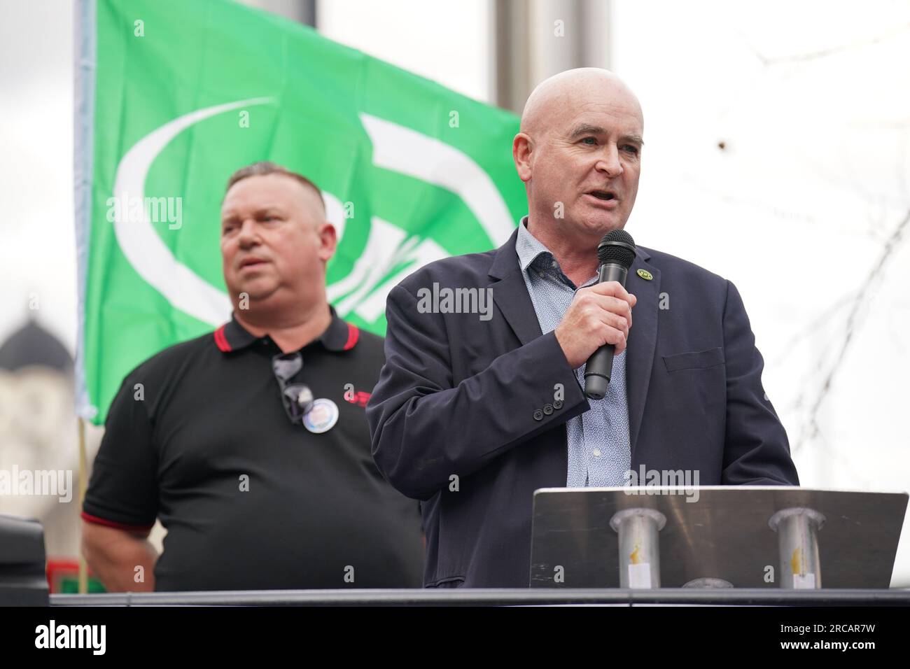 Rail, Maritime and Transport (RMT) union general secretary Mick Lynch ...