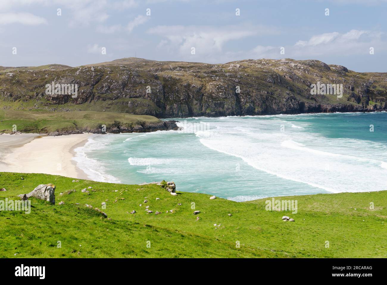 Cliff Beach aka Camas na Clibhe on the Bhaltos peninsula, Lewis, Outer ...