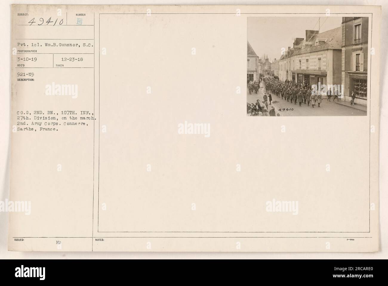 107th infantry hi-res stock photography and images - Alamy