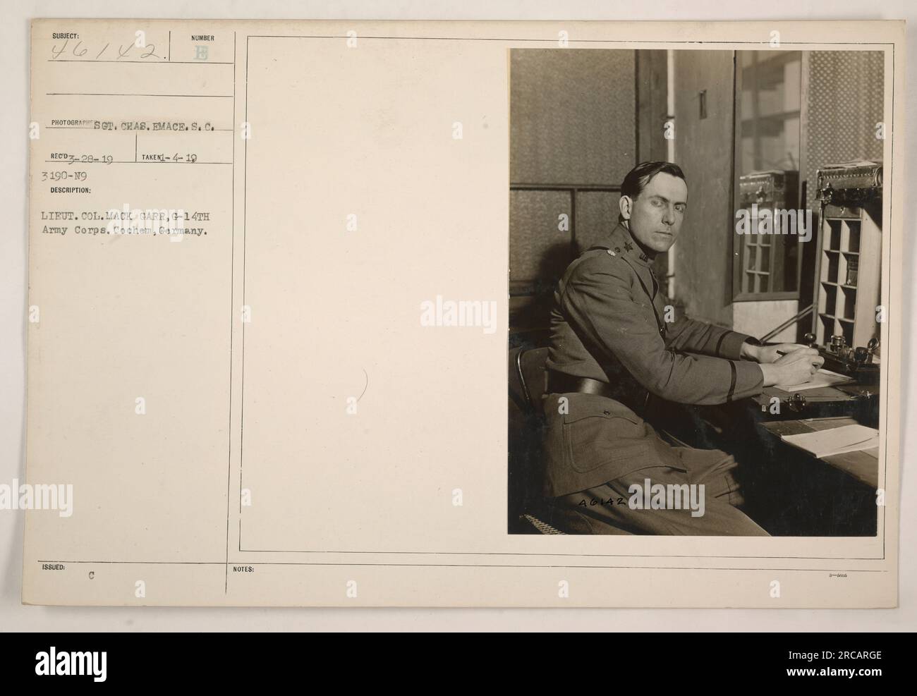 G 14th corps hi-res stock photography and images - Alamy