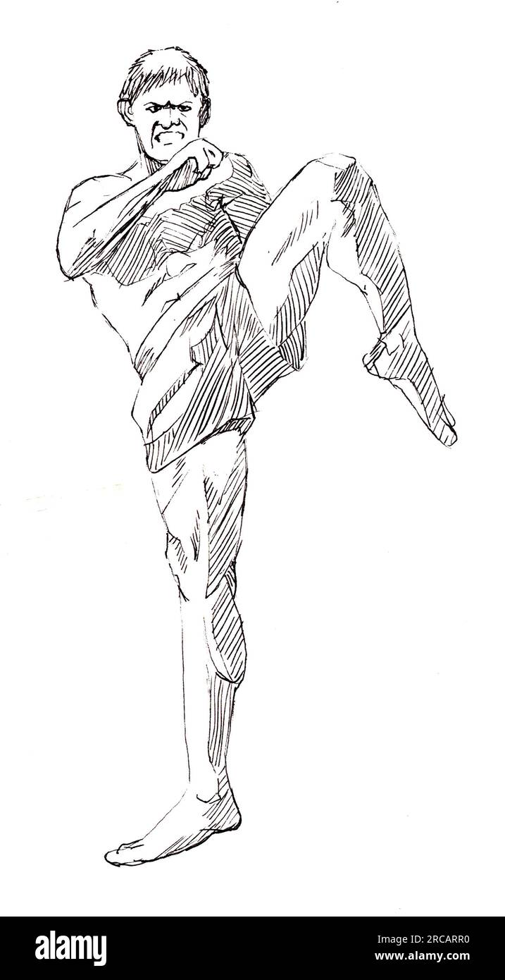 Knee strike Cut Out Stock Images & Pictures - Alamy