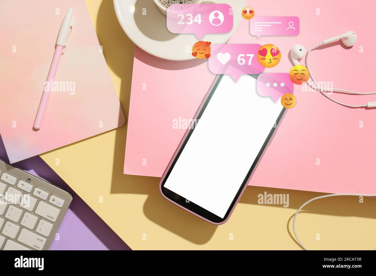 Mobile phone blank screen and social network reactions at workplace ...