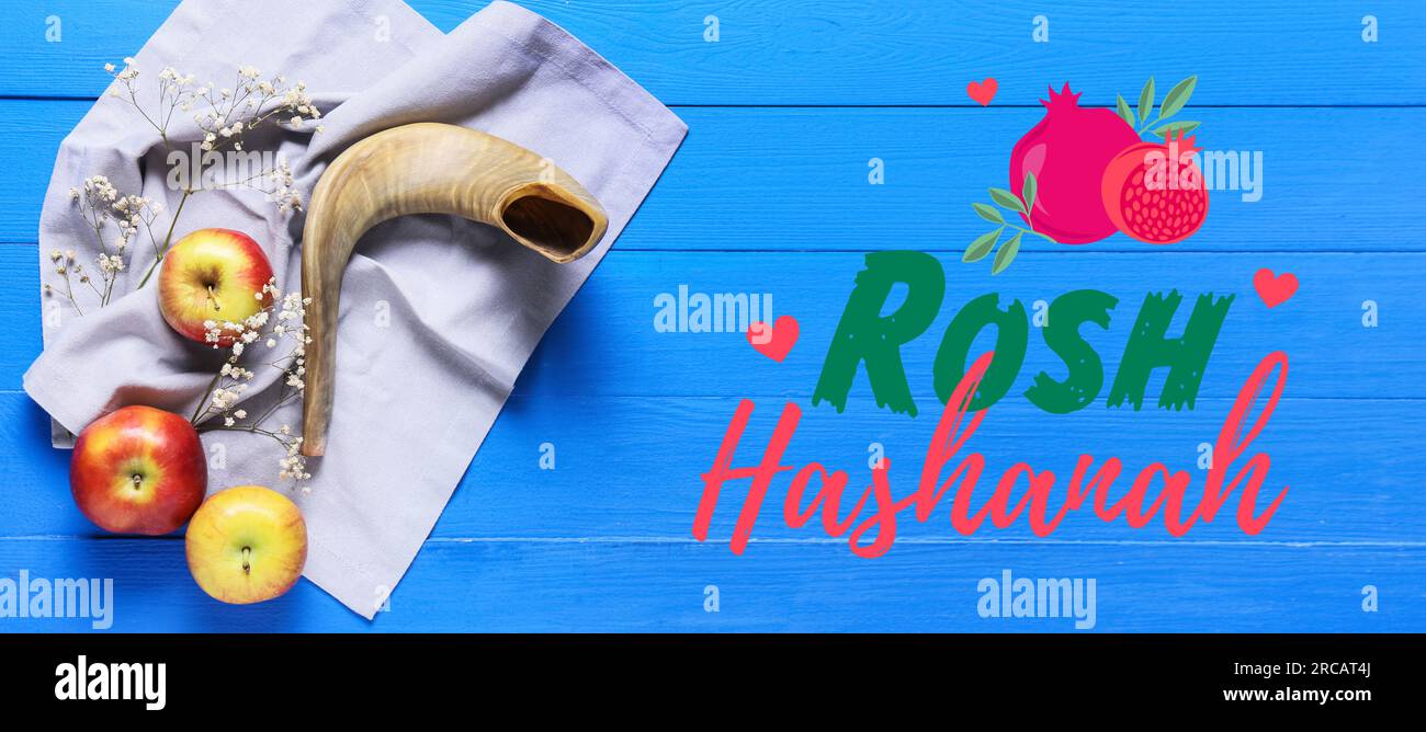 Jewish new year shofar hi-res stock photography and images - Alamy