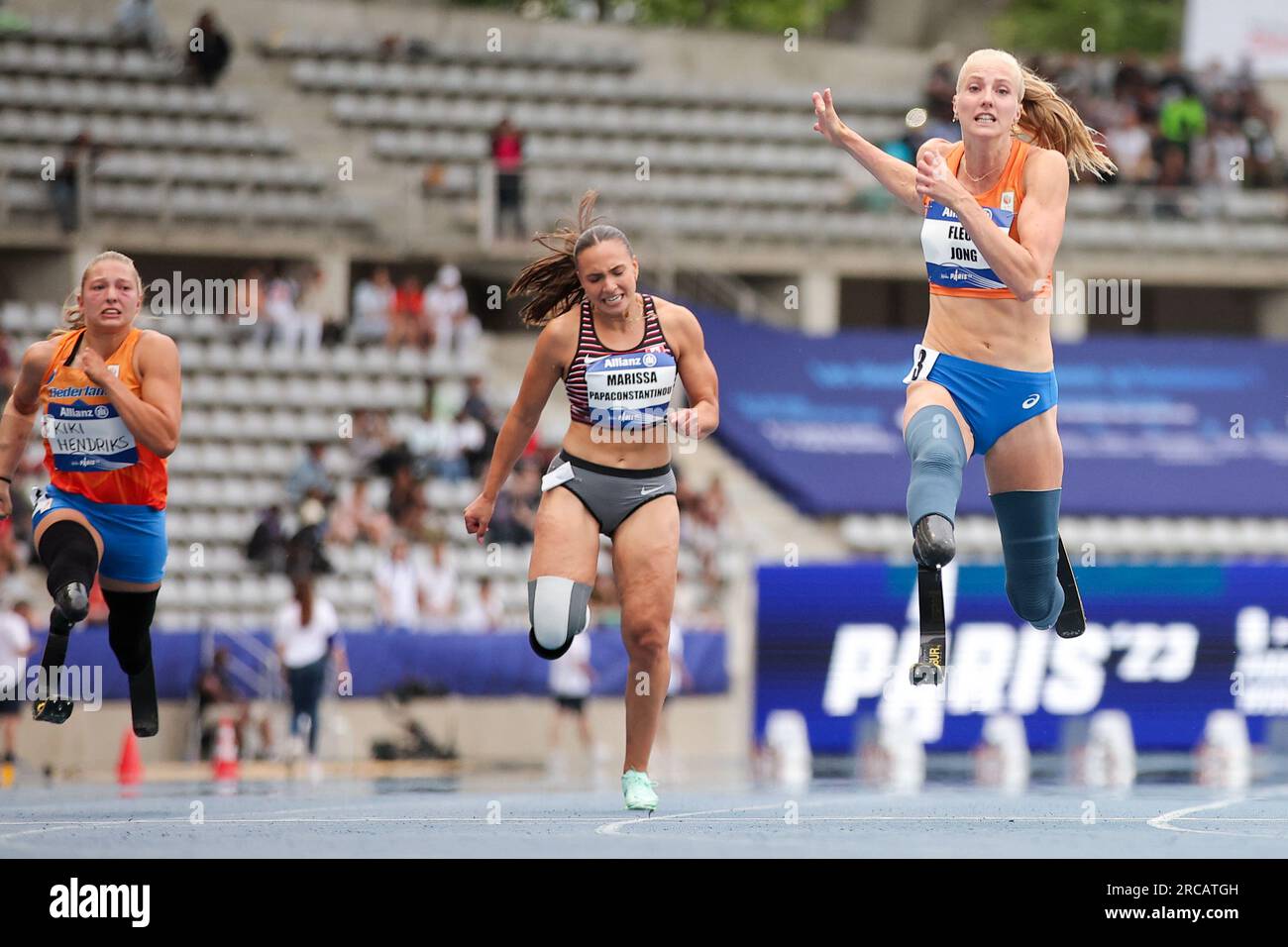 Paris, France. 13th July, 2023. PARIS, FRANCE - JULY 13: Kiki Hendriks of the Netherlands and ...