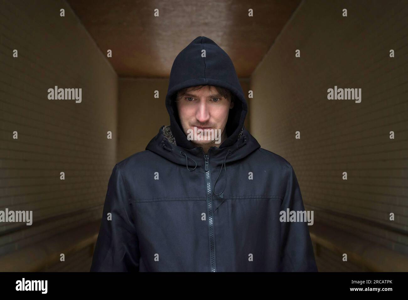 Addiction concept. Man in crisis after prolonged drug use Stock Photo ...