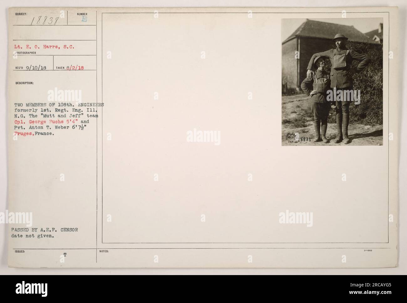 The mutt and jeff team hi-res stock photography and images - Alamy