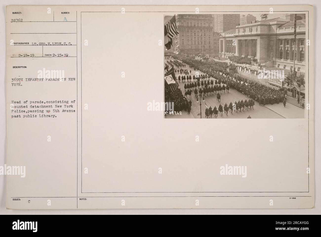 1919 369th infantry 369th infantry hi-res stock photography and images ...