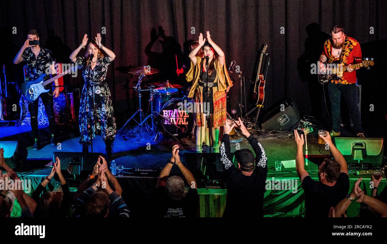 Brave Rival on stage at The John Peel Centre Stock Photo - Alamy
