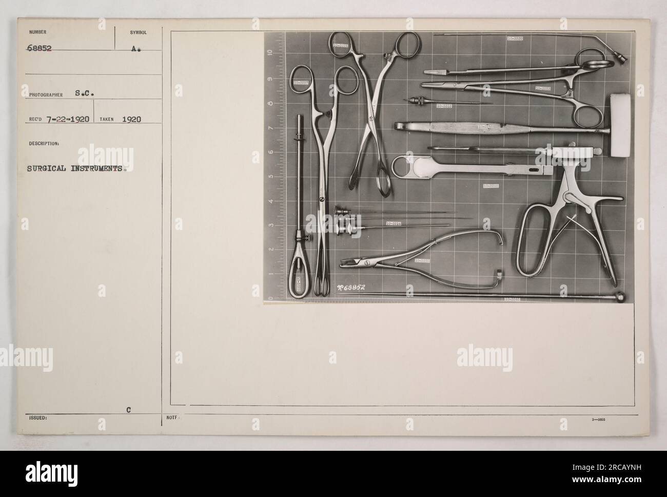 Image depicting a collection of surgical instruments used during World ...