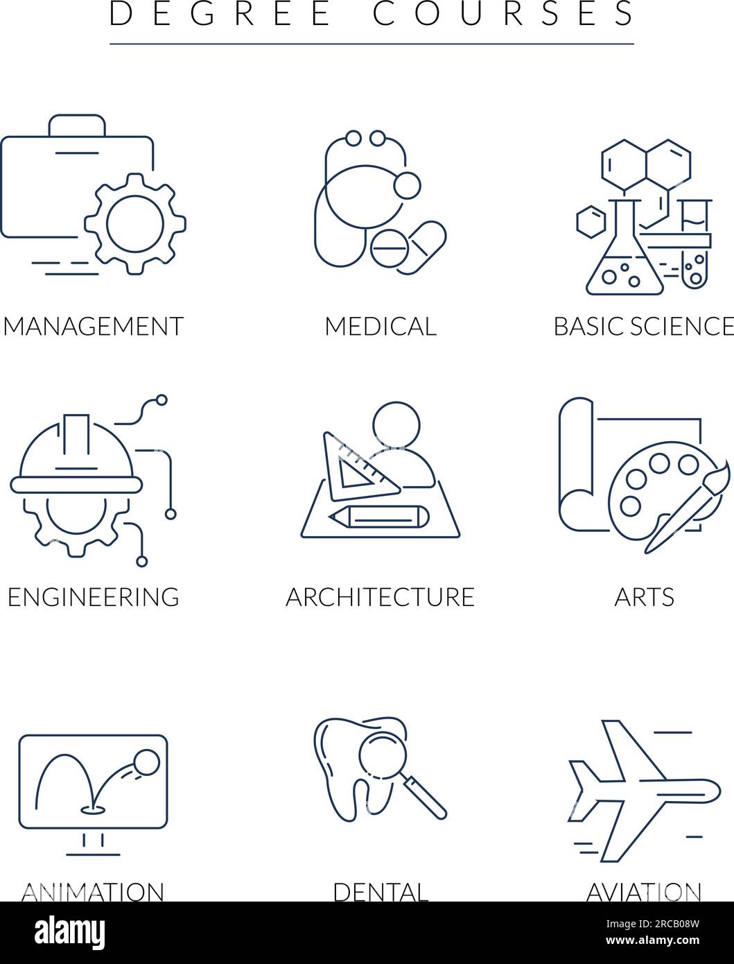 Basic medical knowledge Stock Vector Images - Alamy