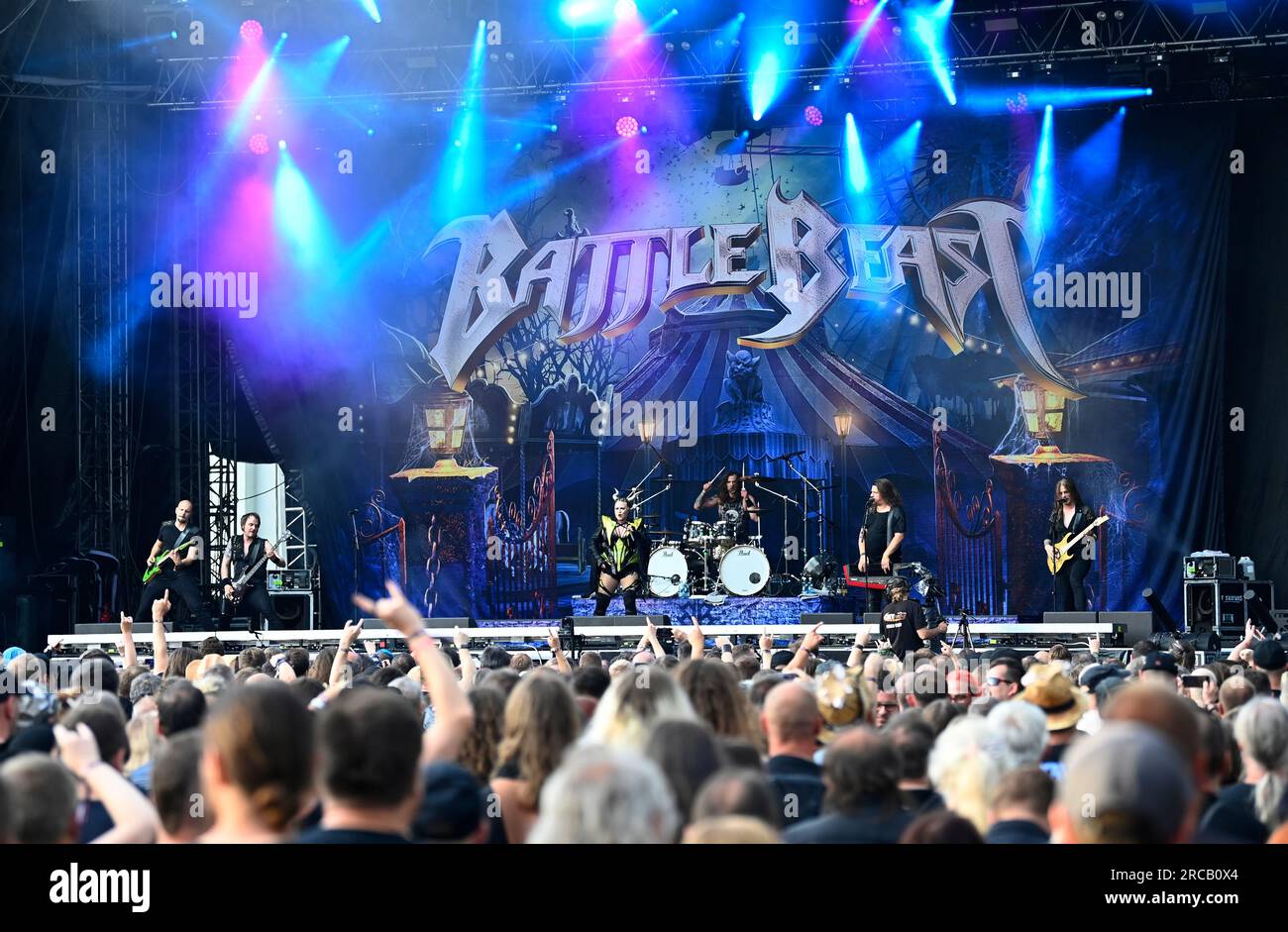 Finnish metal band battle beast hi-res stock photography and images - Alamy