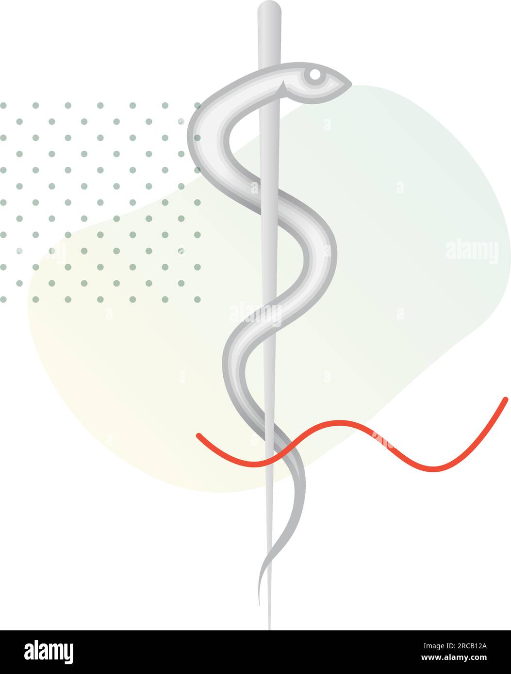 Snake Around Pole - Rod of Asclepius - Symbol - Stock Icon as EPS 10 ...