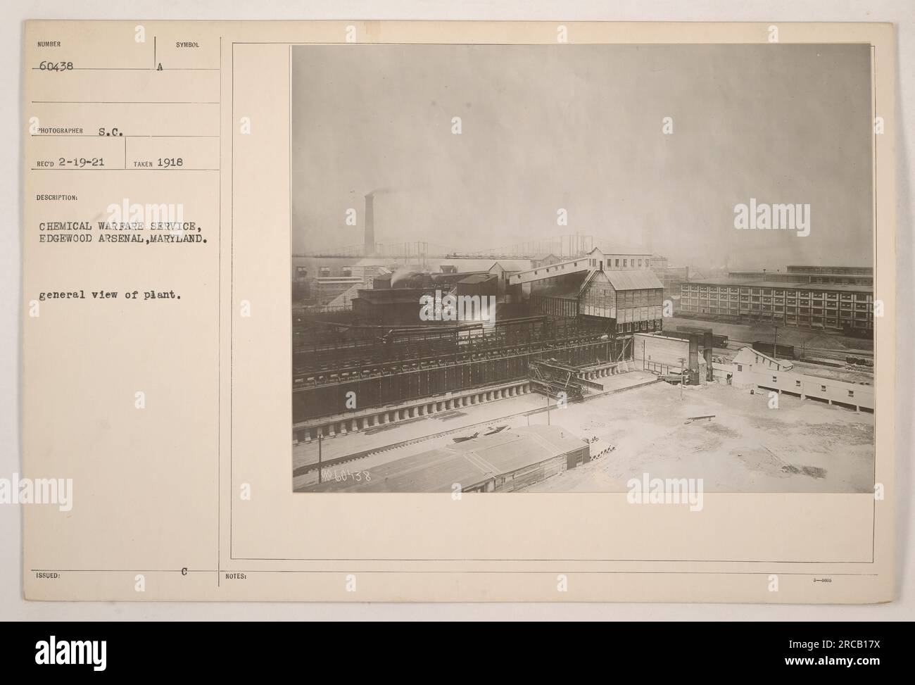 General view of Plant 188UED at Edgewood Arsenal, Maryland. This image ...