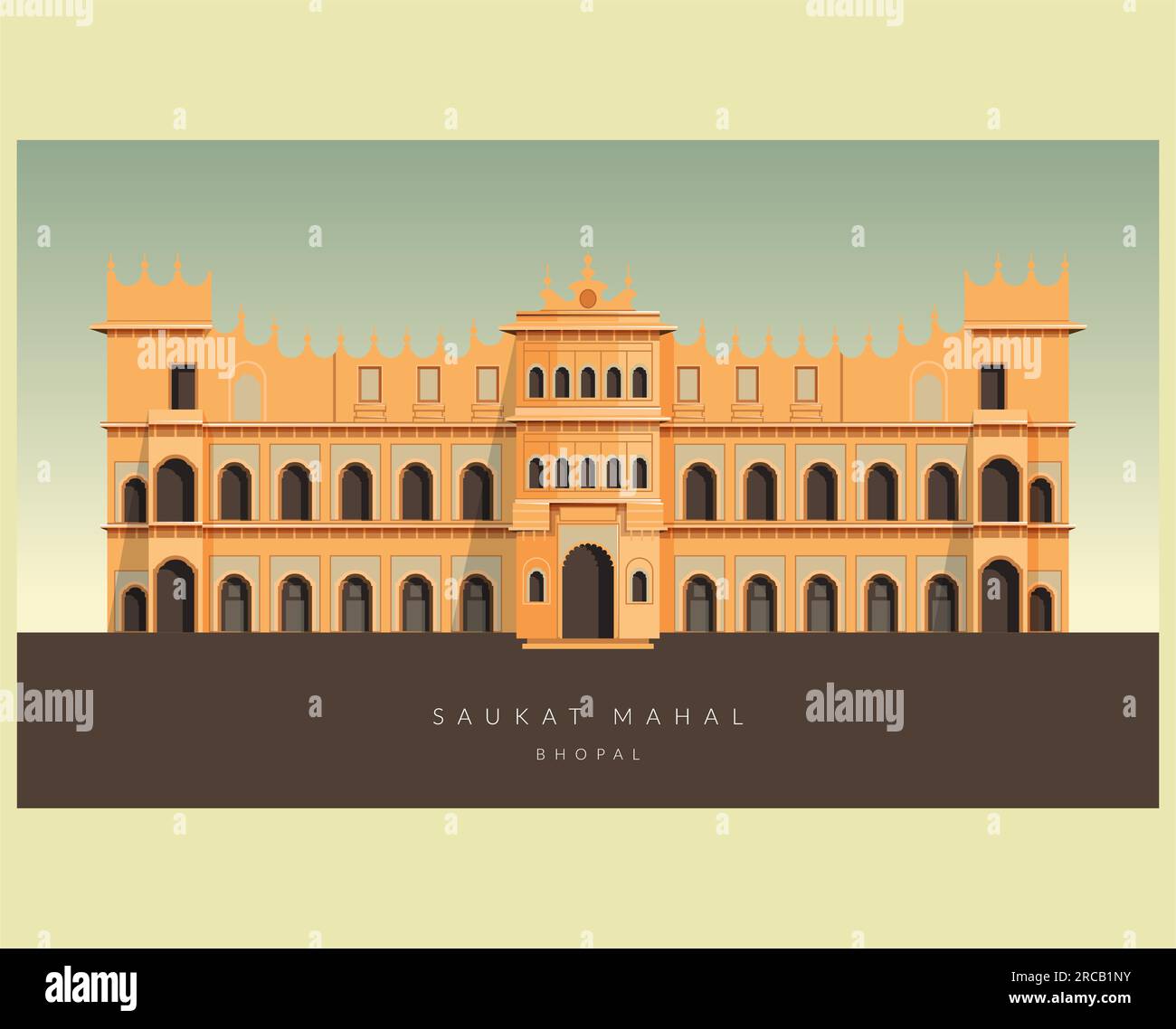 Bhopal illustration Cut Out Stock Images & Pictures - Alamy