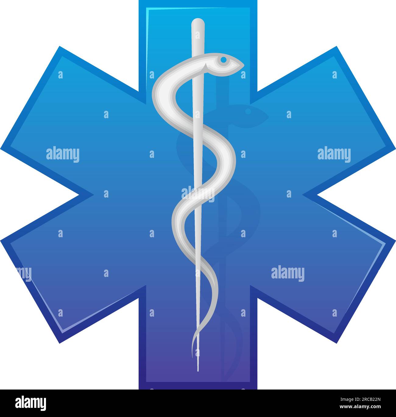 Snake Around Pole - Rod of Asclepius - Symbol - Stock Icon as EPS 10 ...