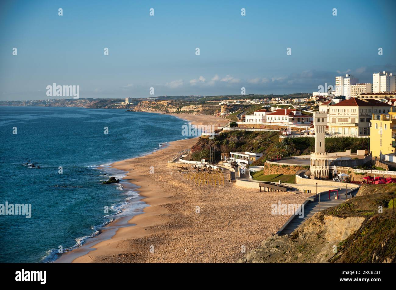 Santa Cruz beach in Santa Cruz Portugal Stock Photo - Alamy