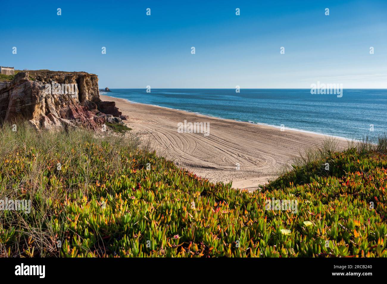 Santa Cruz beach in Santa Cruz Portugal Stock Photo - Alamy