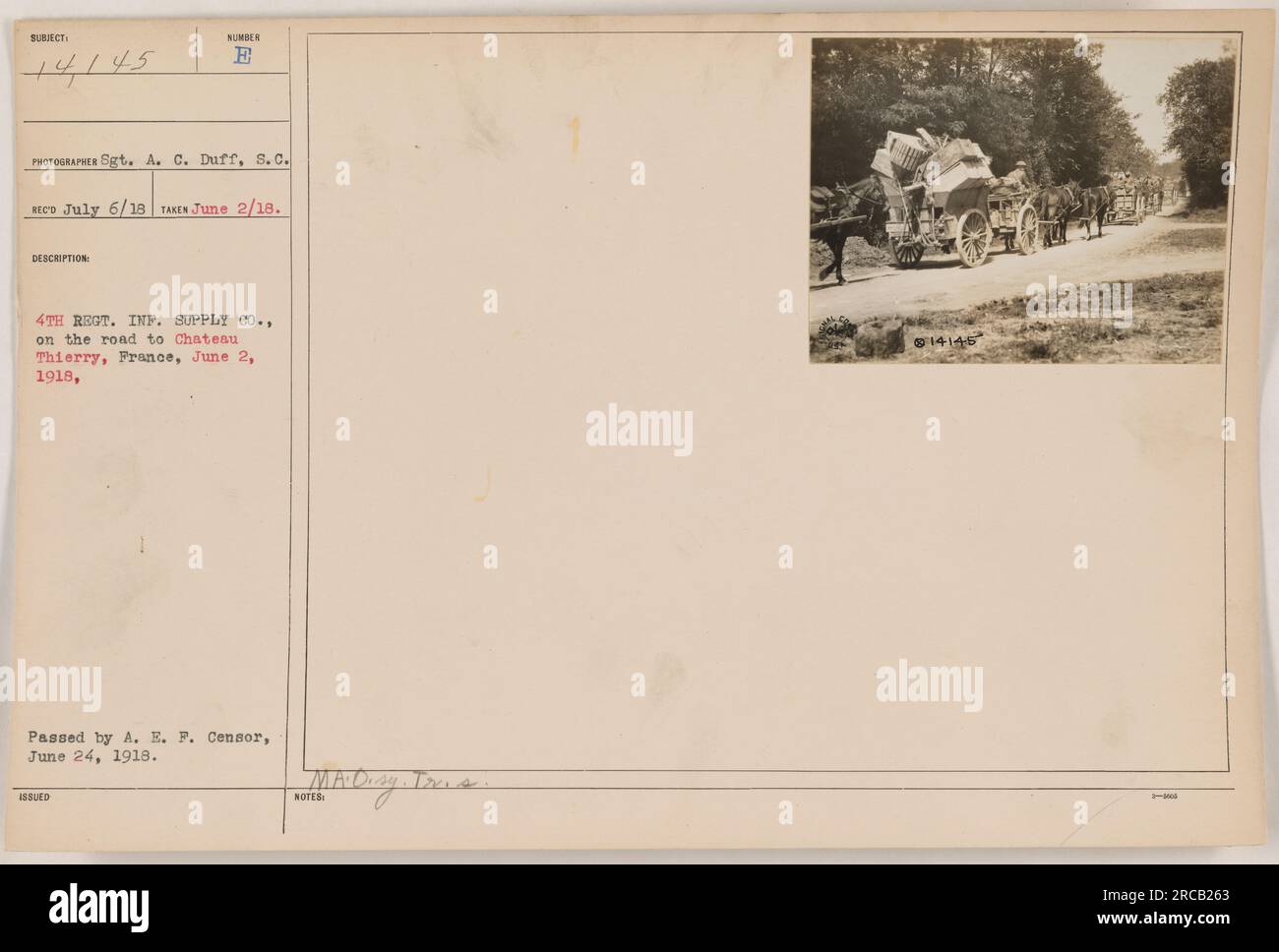 Americas participation in ww1 hi-res stock photography and images - Alamy