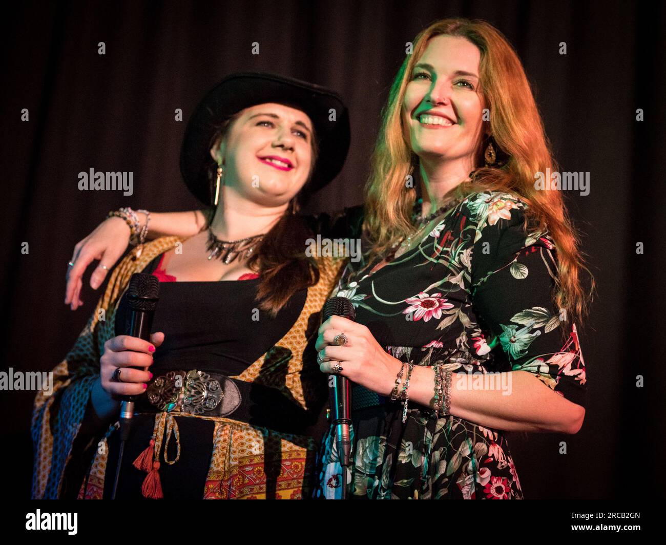 Lindsey Bonnick & Chloe Josephine on vocals Stock Photo - Alamy