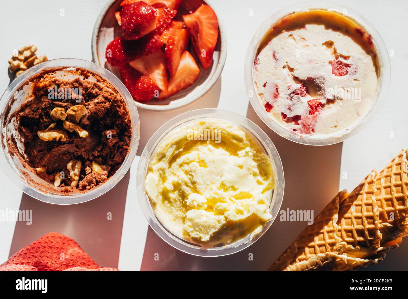 No-churn ice cream Stock Photo - Alamy