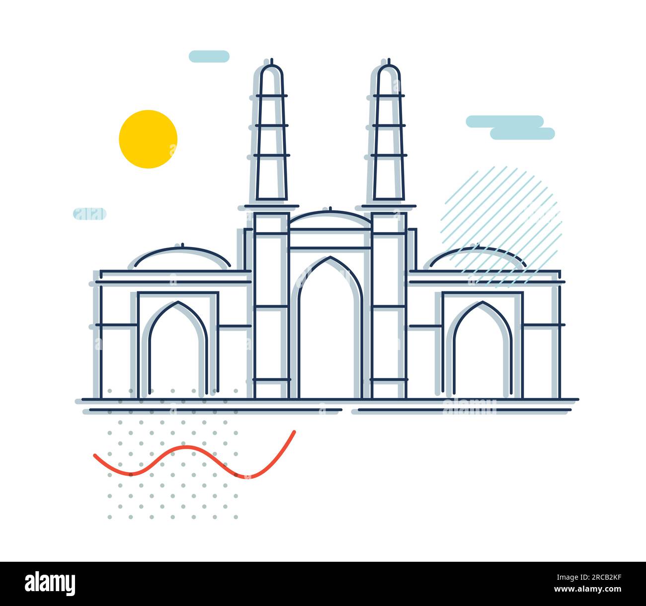 Minara Stock Vector Images - Alamy