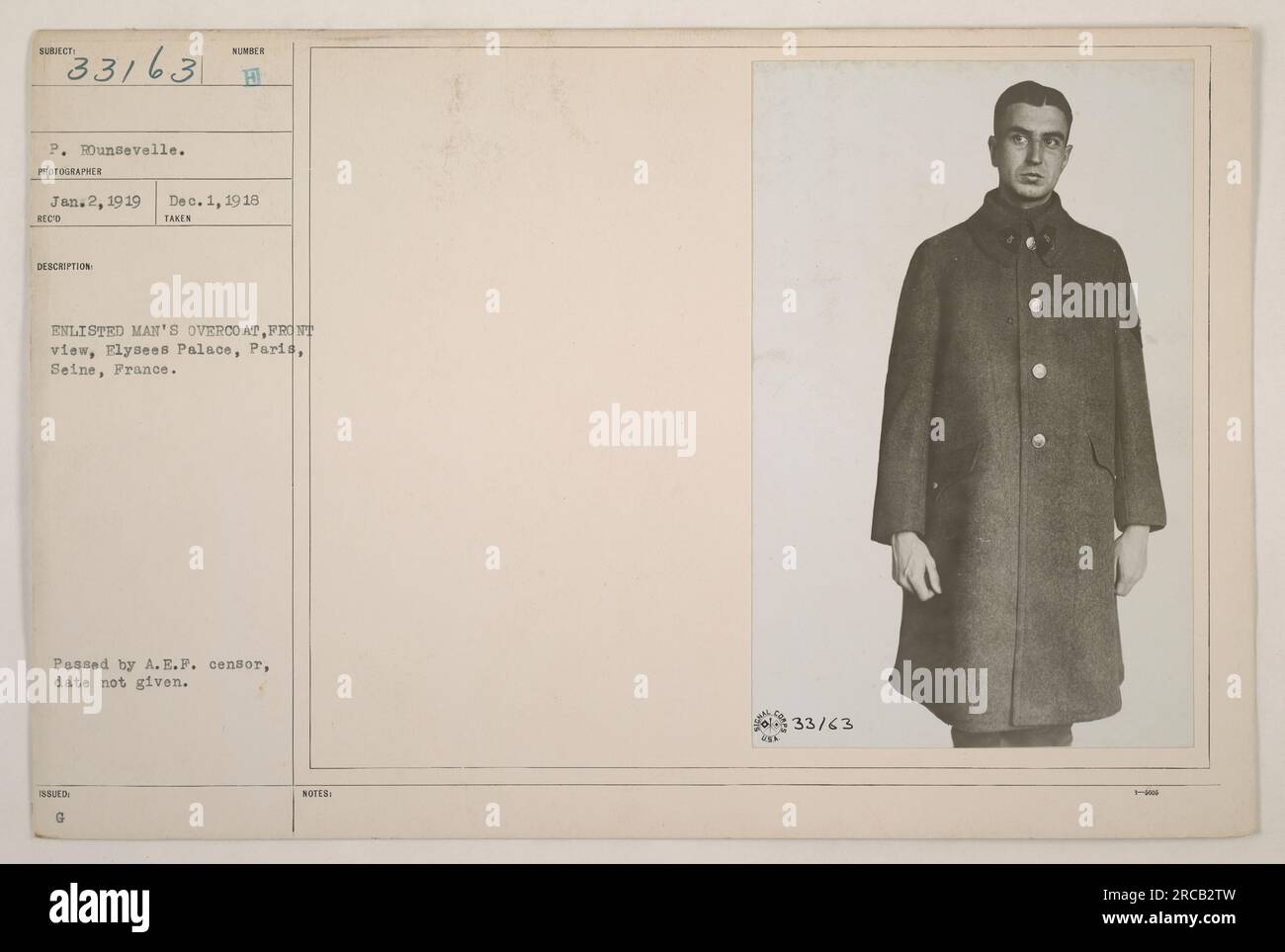 Enlisted mans overcoat hi-res stock photography and images - Alamy Enlisted mans overcoat hi-res stock photography and images - Alamy