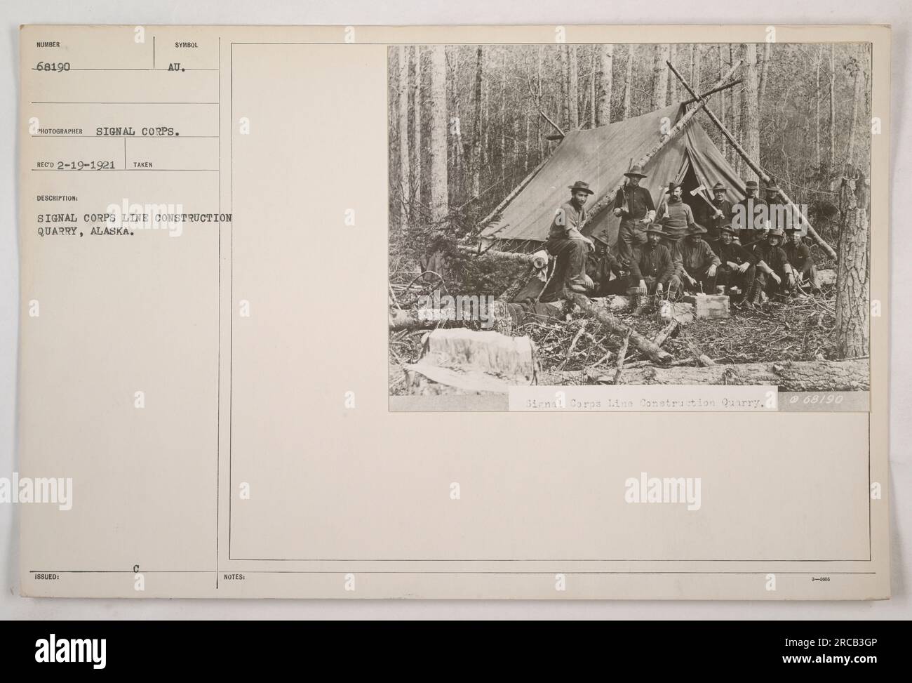 Signal corps line construction hi-res stock photography and images - Alamy