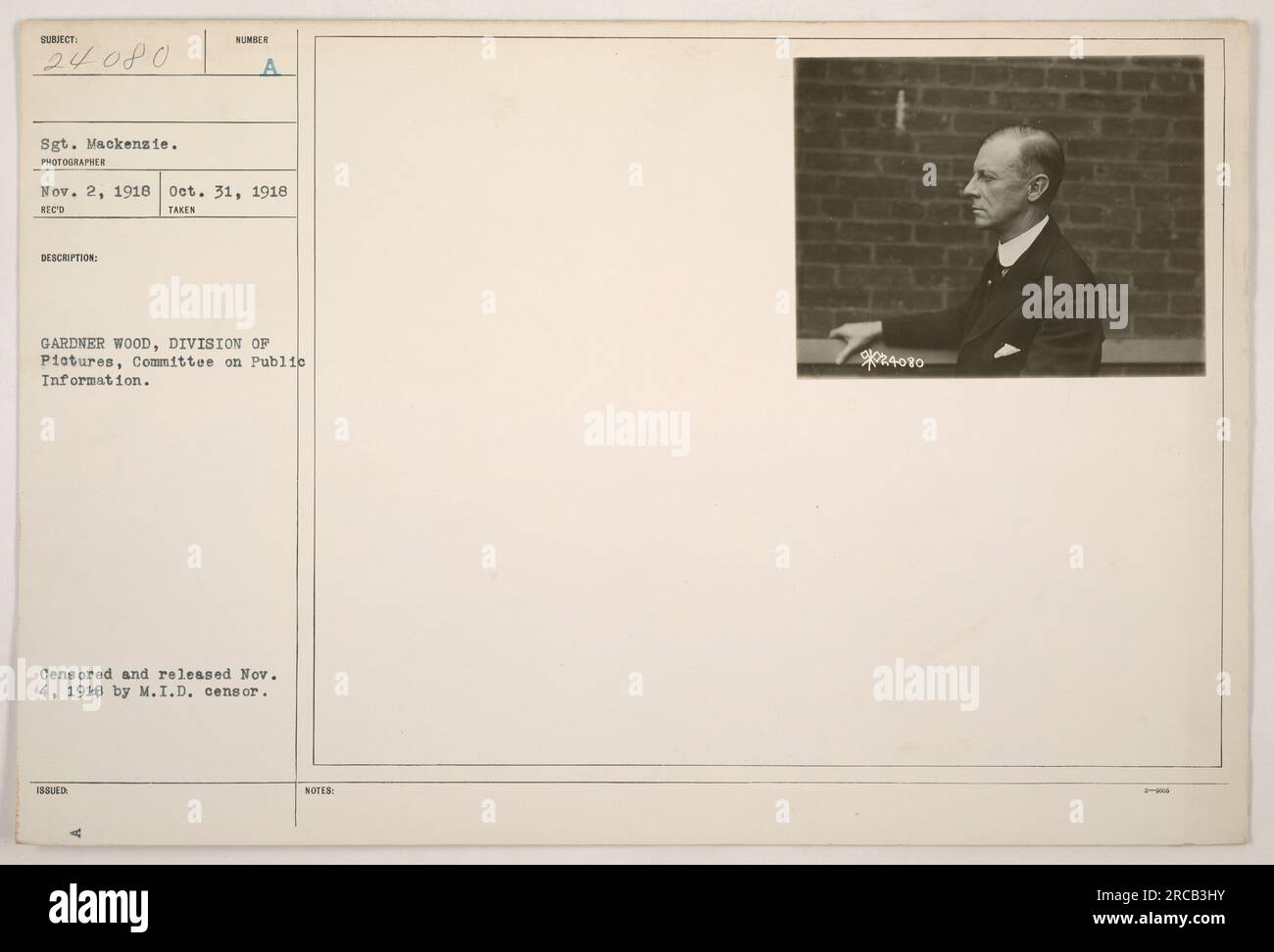Sergeant Mackenzie of the US military poses for a photograph during ...