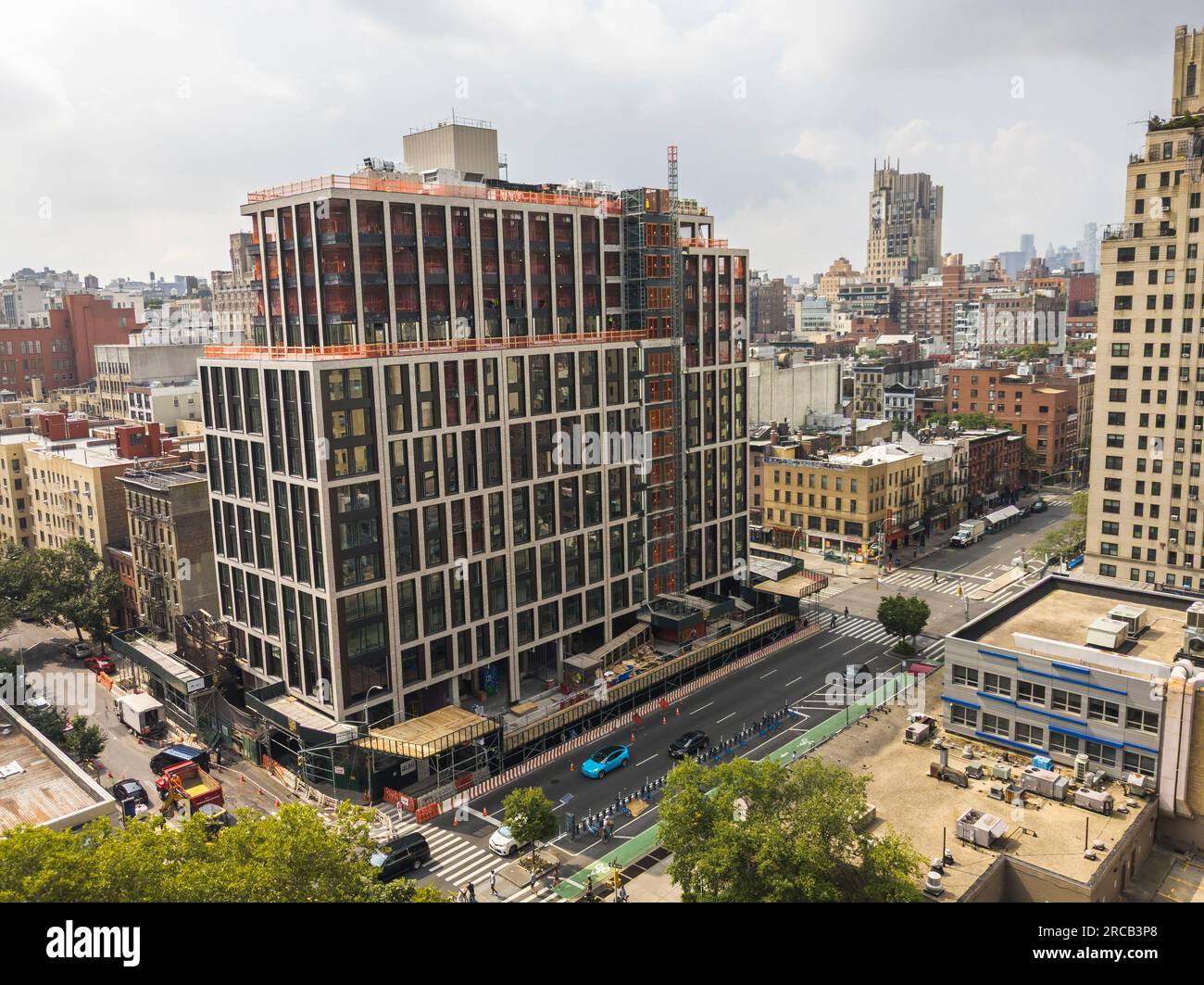 Construction of senior affordable housing in Chelsea in New York on ...