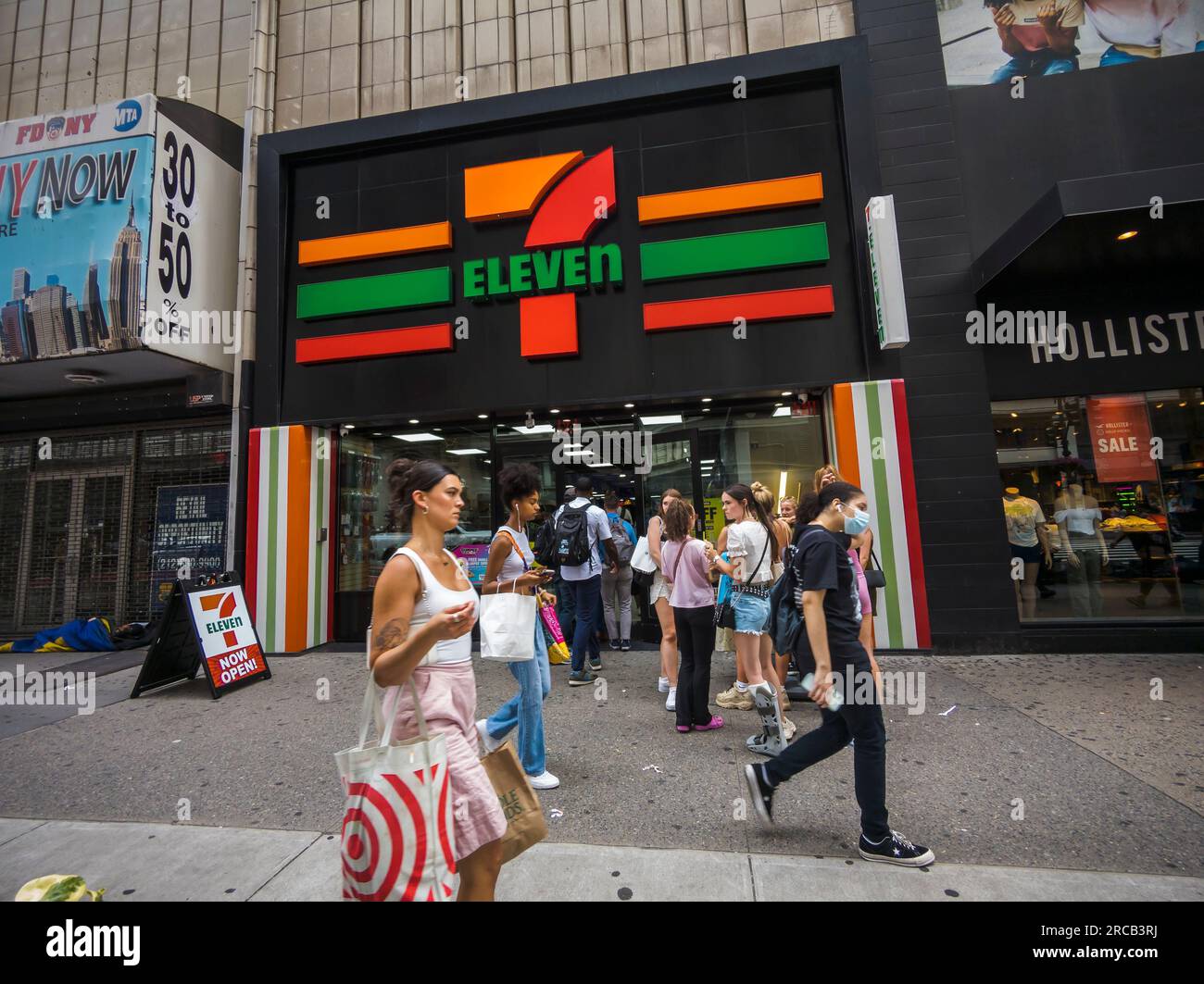 Free Slurpees are given away in a 7-Eleven store in New York on Tuesday ...