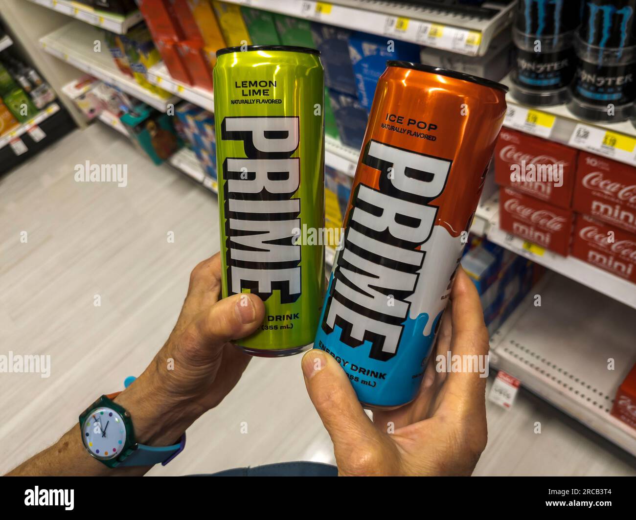 Prime energy drink hi-res stock photography and images - Alamy
