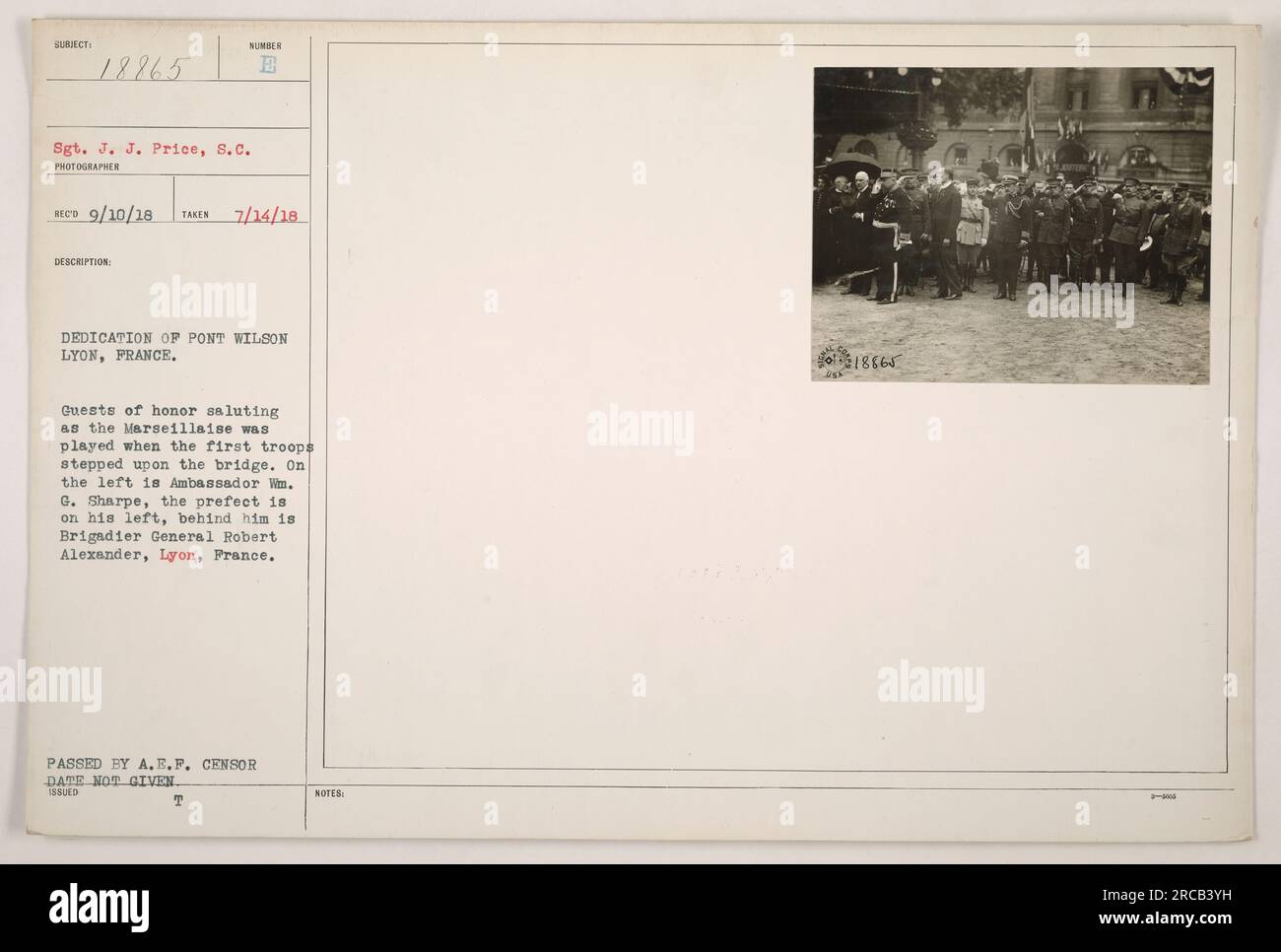 Brigadier general robert alexander hi-res stock photography and images ...