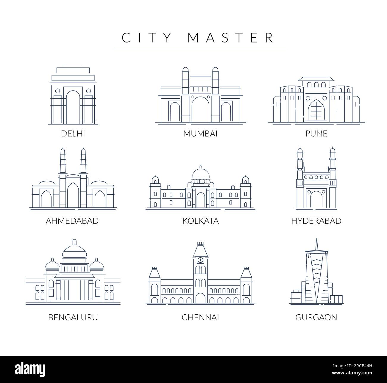 Chennai Fort Stock Vector Images Alamy