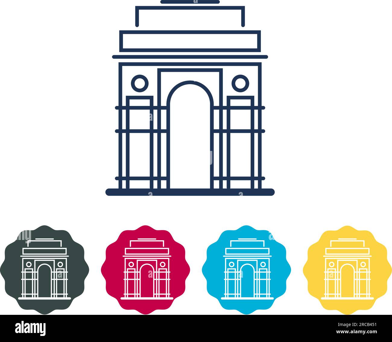 Historical Icon - India Gate - A War Memorial , New Delhi - Icon ...