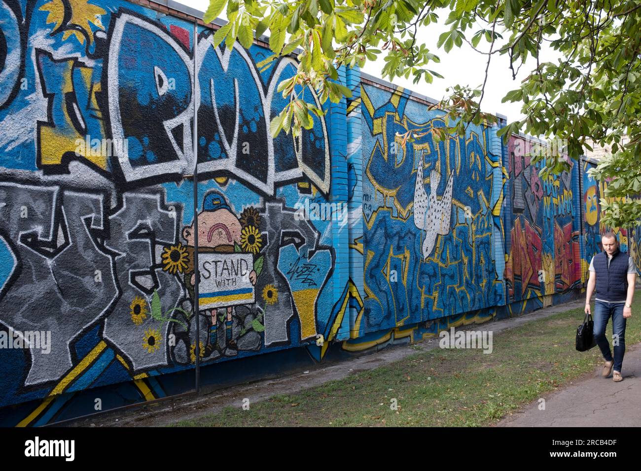 Graffiti in Riga city centre, Latvia Stock Photo - Alamy