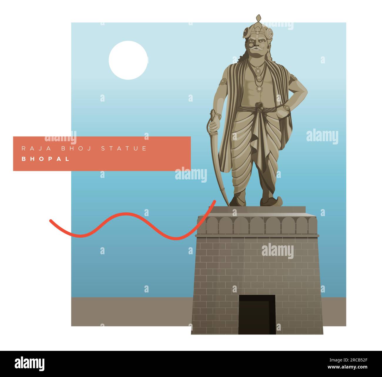 Bhopal illustration Cut Out Stock Images & Pictures - Alamy