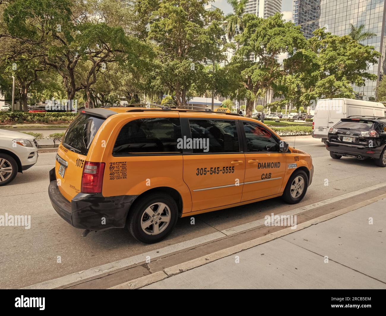 Miami florida taxi cab car hi-res stock photography and images - Alamy